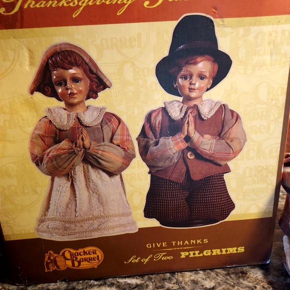 Other | Vintage Cracker Barrel Praying Pilgrims | Poshmark